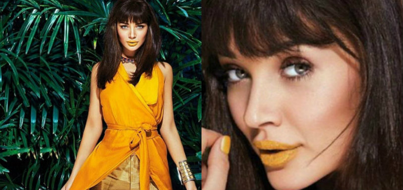 After Aishwarya's Purple Lips, Amy Jackson's Yellow Lips Hit Spotlight ...