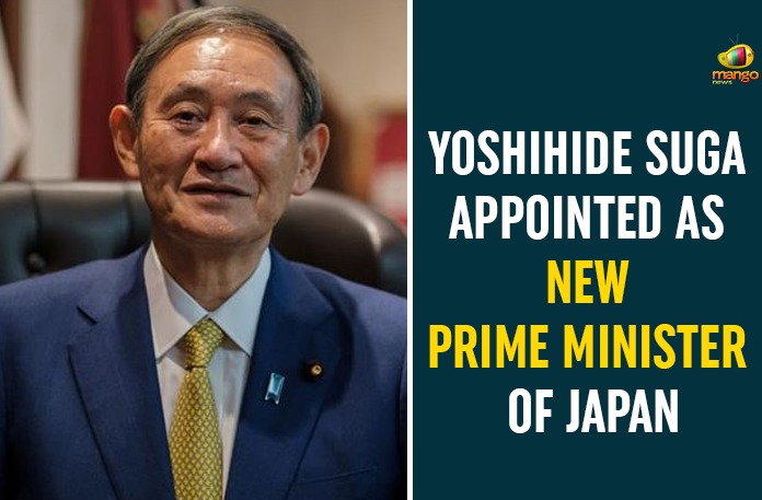 Yoshihide Suga Appointed As New Prime Minister Of Japan