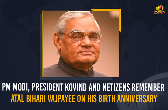 PM Modi, President Kovind And Netizens Remember Atal Bihari Vajpayee On ...