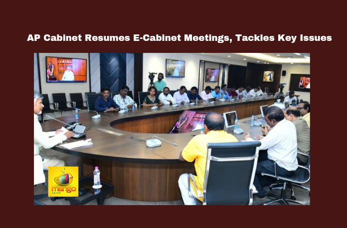 AP Cabinet Resumes E-Cabinet Meetings, Tackles Key Issues | Mango News