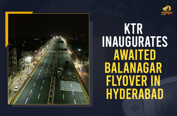 KTR Inaugurates Awaited Balanagar Flyover In Hyderabad | Mango News