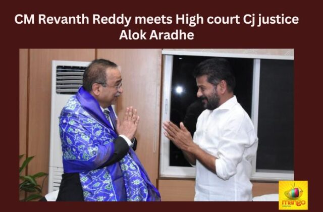 CM Revanth Reddy meets High court CJ Justice Alok Aradhe | Mango News